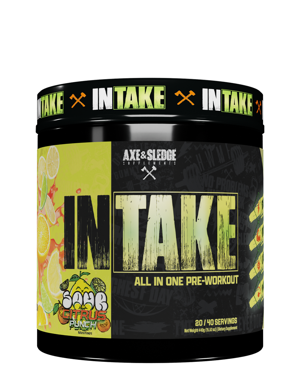 Intake // All-in-One Pre-Workout – Axe & Sledge Supplements