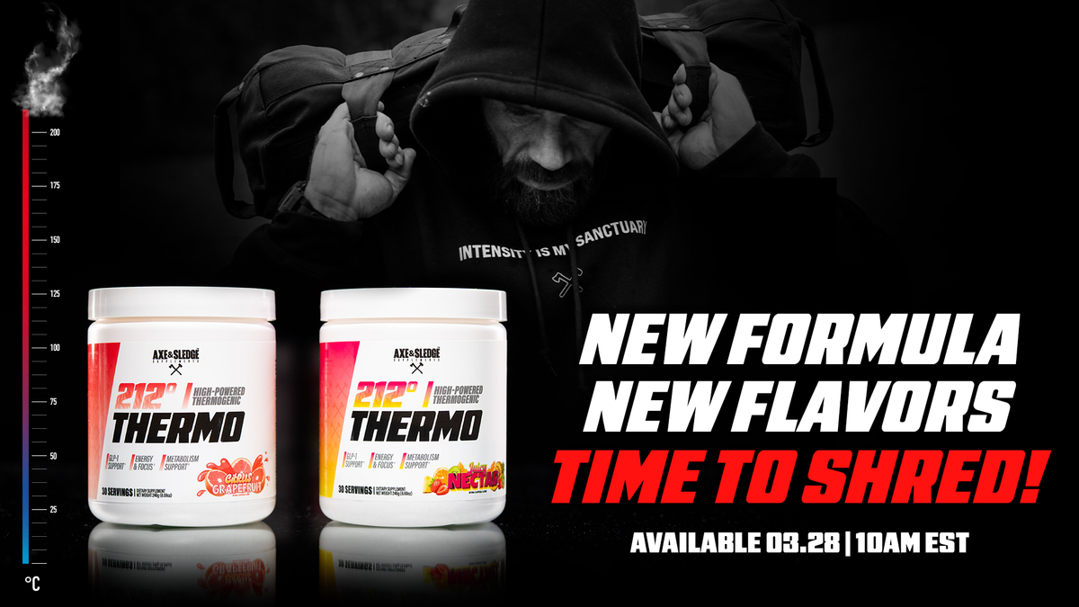 New And Improved 212º Thermo – Axe & Sledge Supplements