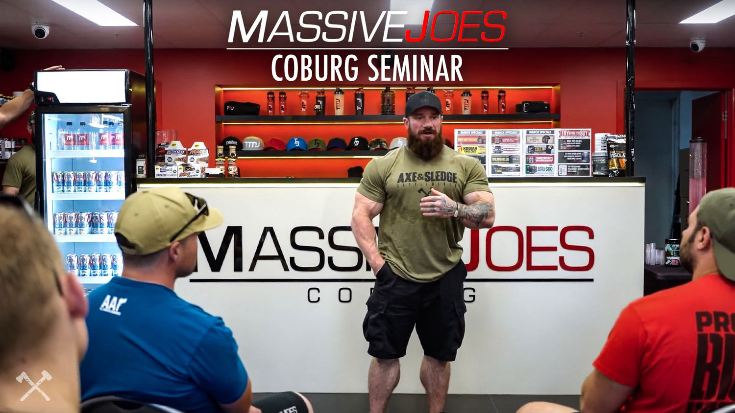 Seth Feroce Seminar at MassiveJoes Coburg – Axe & Sledge Supplements