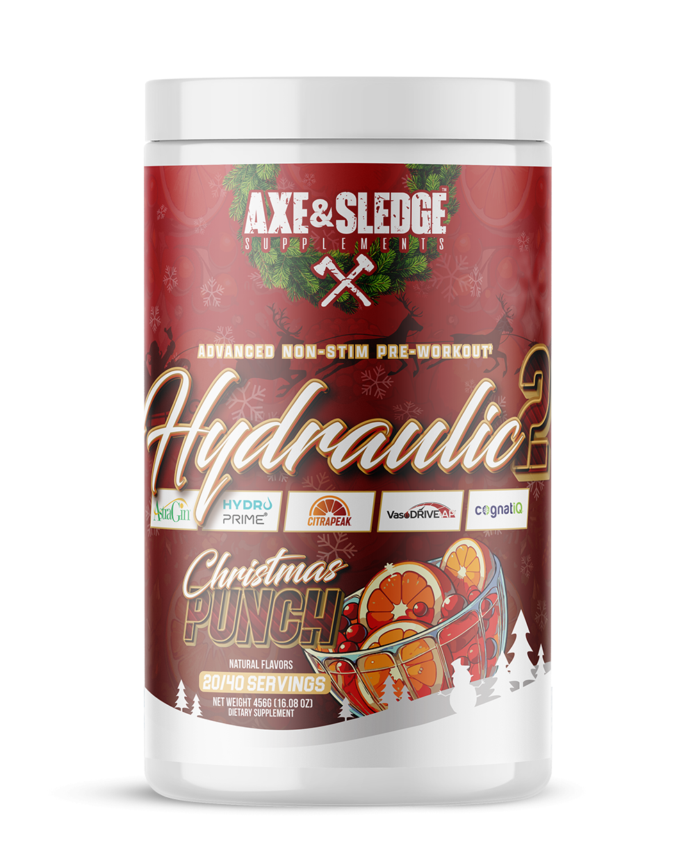 HYDRAULIC V2 // NON-STIM PRE-WORKOUT – Axe & Sledge Supplements