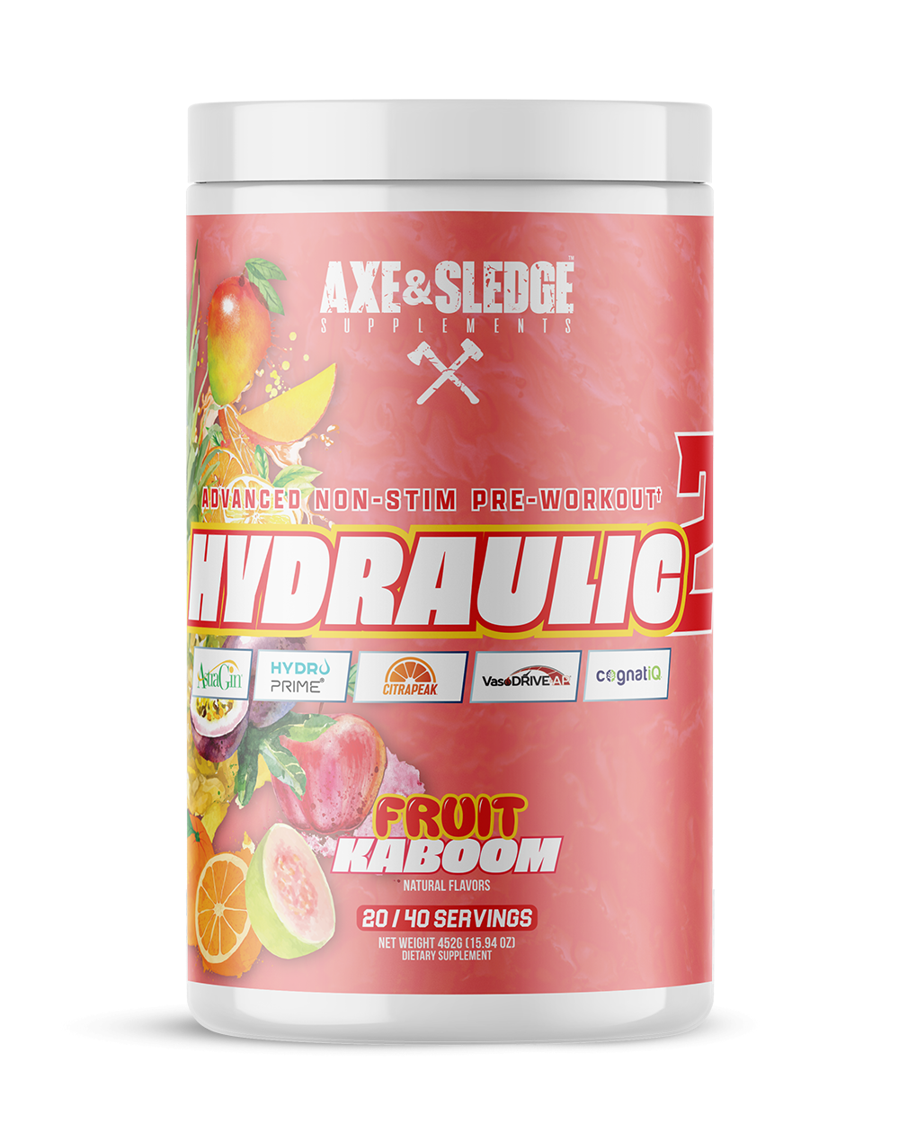 HYDRAULIC V2 // NON-STIM PRE-WORKOUT – Axe & Sledge Supplements