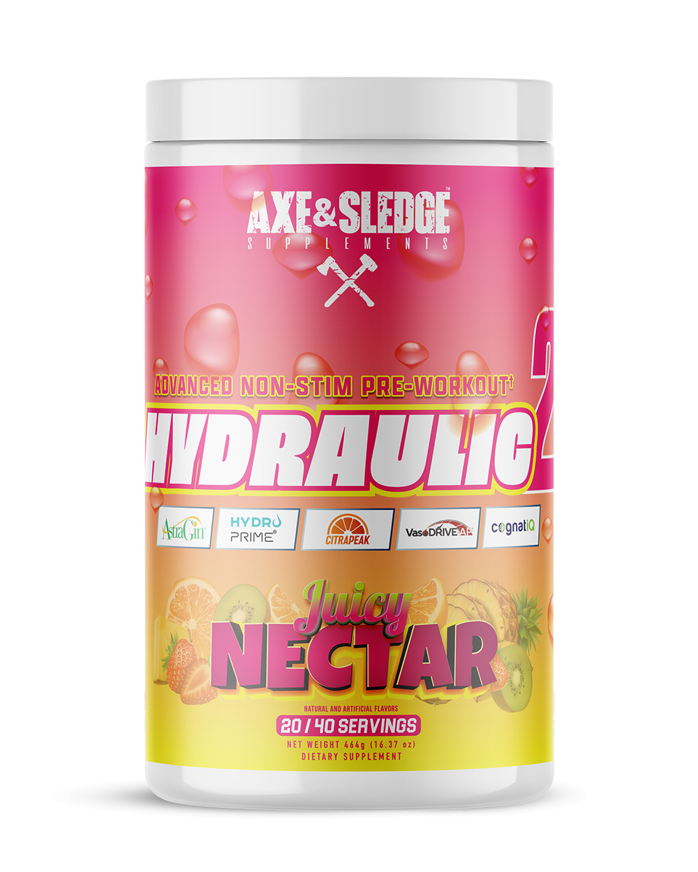 HYDRAULIC V2 // NON-STIM PRE-WORKOUT – Axe & Sledge Supplements