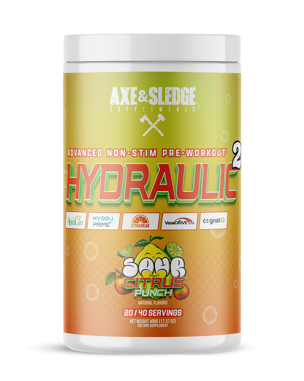 HYDRAULIC V2 // NON-STIM PRE-WORKOUT – Axe & Sledge Supplements