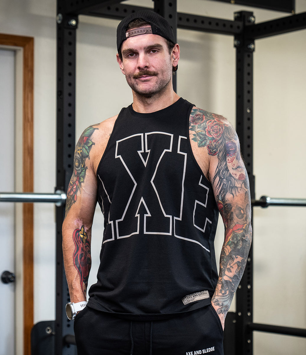 Collegiate Axe Seth Cut - Sand on Black – Axe & Sledge Supplements