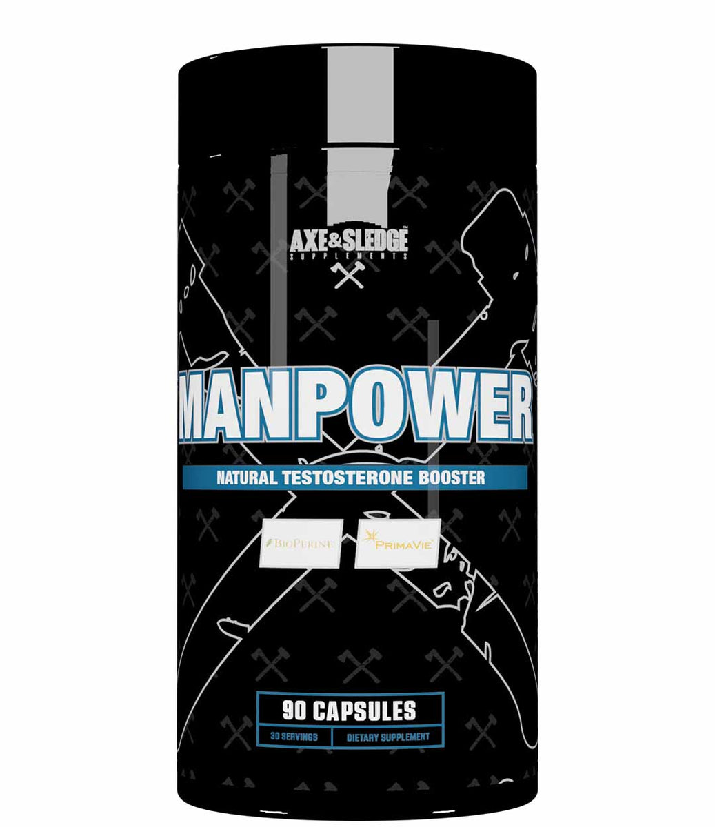 MANPOWER // Natural Testosterone Booster – Axe & Sledge Supplements