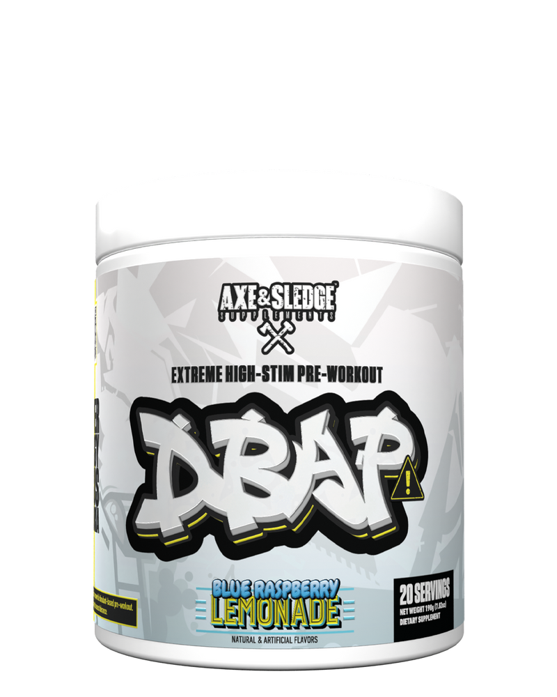 DBAP // Extreme High-Stim Pre-Workout – Axe & Sledge Supplements