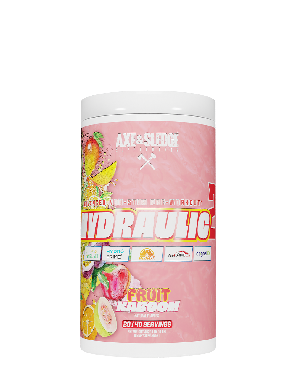 HYDRAULIC V2 // NON-STIM PRE-WORKOUT – Axe & Sledge Supplements